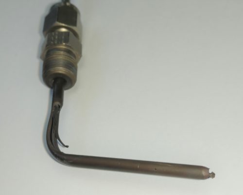 Pitot Probe Erosion Damage - Test Devices by SCHENCK