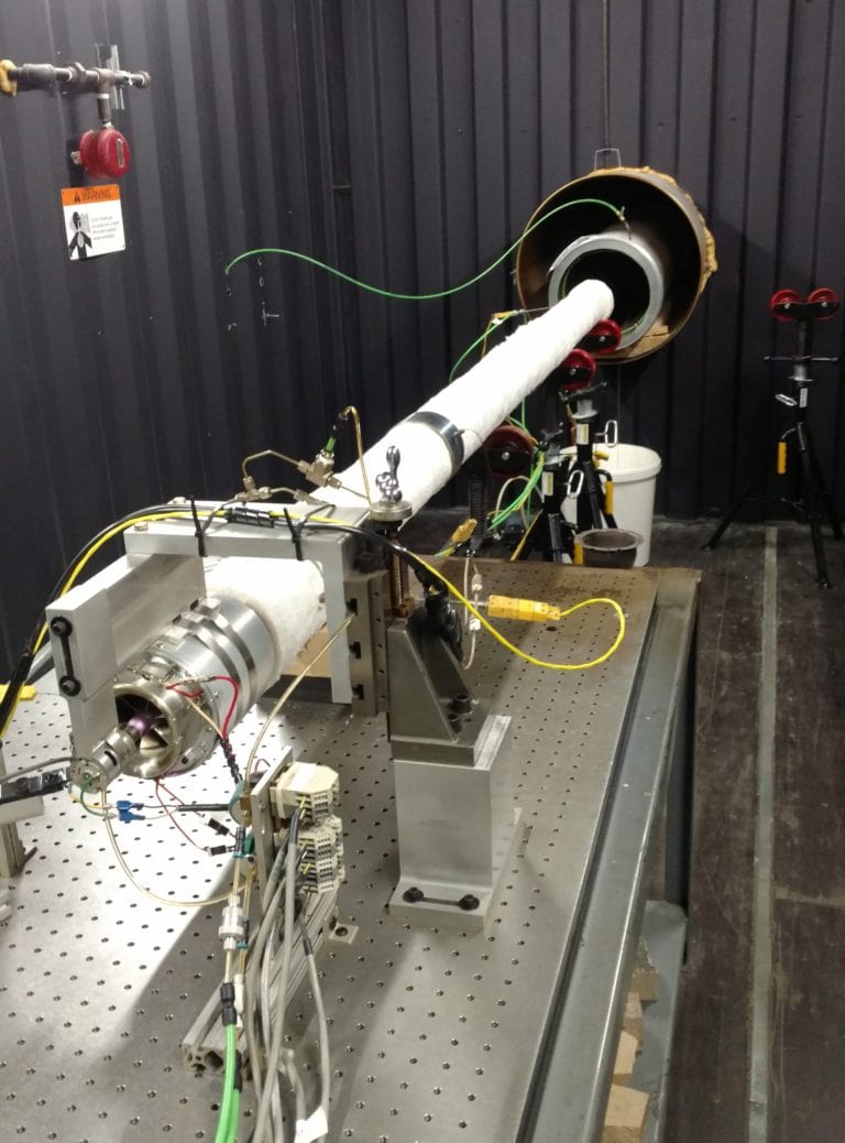 TDI Erosion Rig 1100-1200F test - Test Devices by SCHENCK